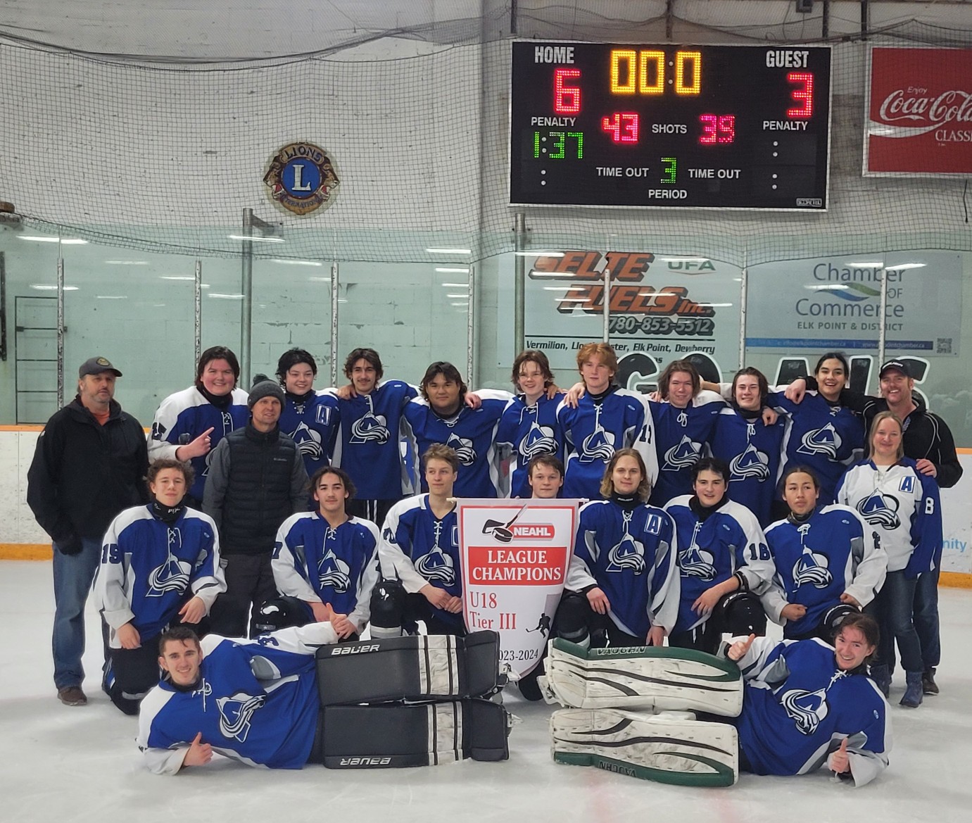 U18 - 3 - North Eastern Alberta Hockey League : Website by RAMP InterActive